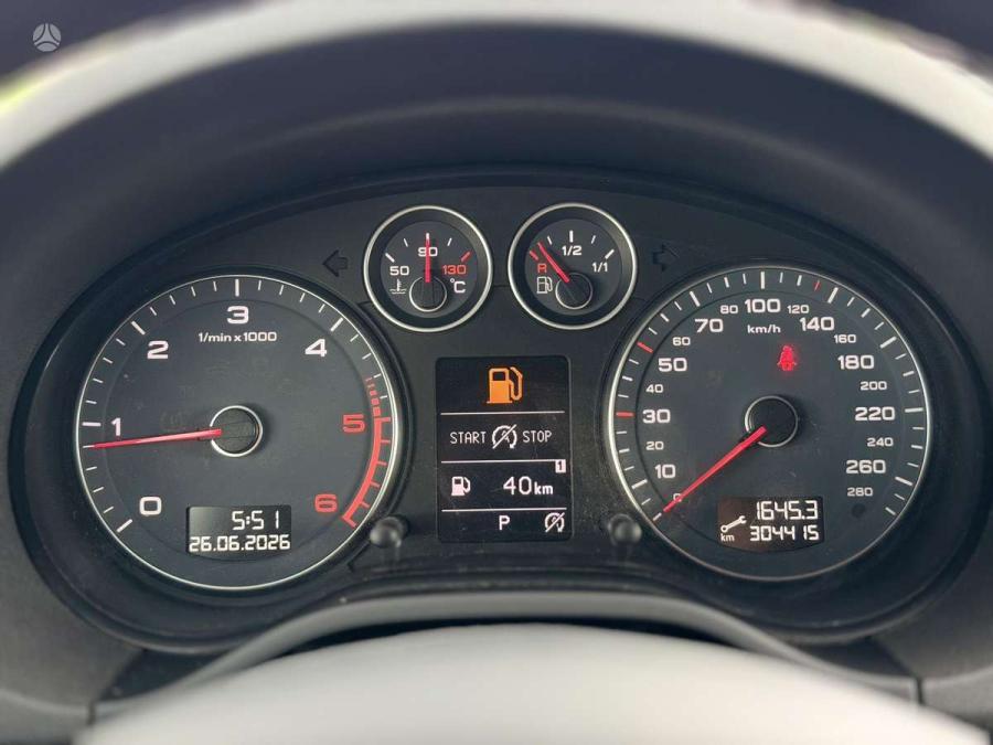 Melns Audi A3 2011 Viļņa, ar dzinēja tilpumu 1.60 L un nobraukumu 304 tūkst. km par 3300 €, foto 12 vietnē AUTOMOTO.COM.LV