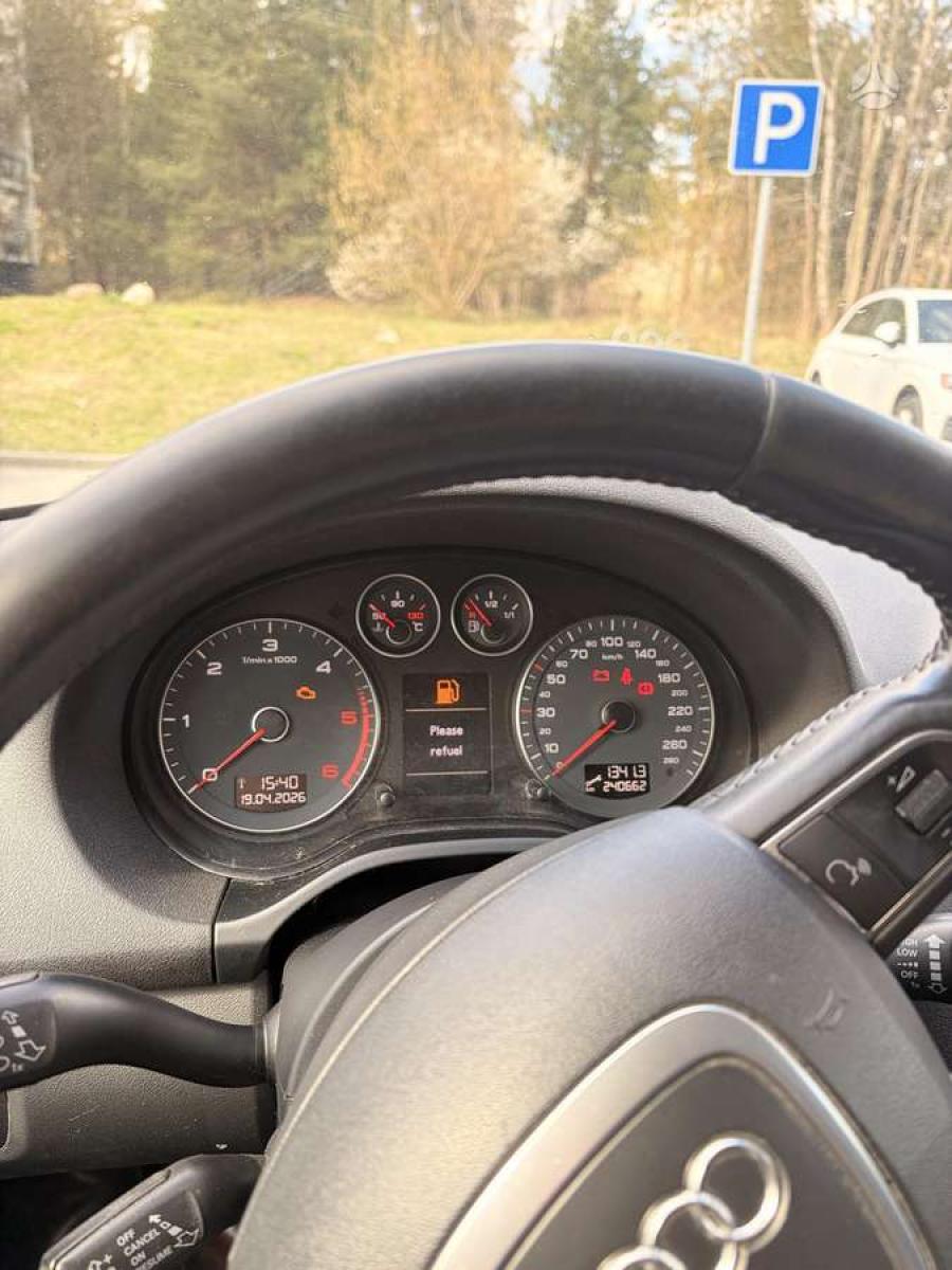 Black Audi A3 2011 in Vilnius, with an engine capacity of 1.60 L and mileage of 240 thousand km for 4000 €, photo 9 on AUTOMOTO.COM.LV