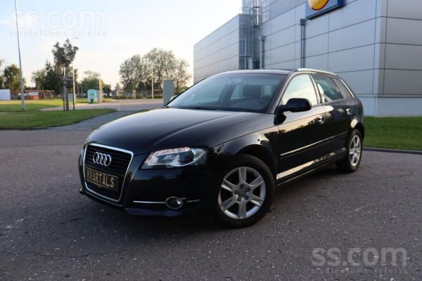 Black Audi A3 2011 in Riga, with an engine capacity of 2.00 L and mileage of 318 thousand km for 6890 €, photo 1 on AUTOMOTO.COM.LV