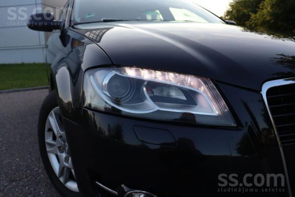 Black Audi A3 2011 in Riga, with an engine capacity of 2.00 L and mileage of 318 thousand km for 6890 €, photo 7 on AUTOMOTO.COM.LV