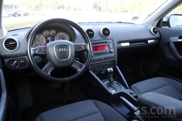 Black Audi A3 2011 in Riga, with an engine capacity of 2.00 L and mileage of 318 thousand km for 6890 €, photo 9 on AUTOMOTO.COM.LV