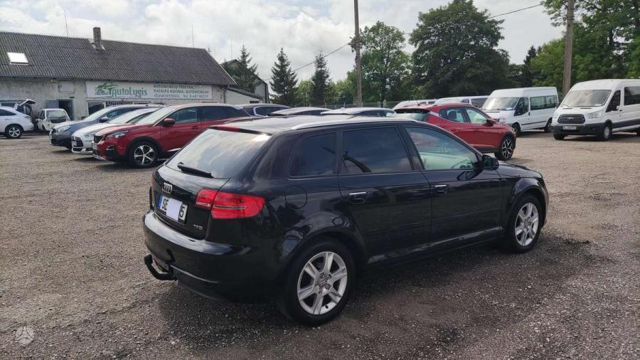 Melns Audi A3 2011 Klaipėda, ar dzinēja tilpumu 1.39 L un nobraukumu 180 tūkst. km par 4800 €, foto 5 vietnē AUTOMOTO.COM.LV