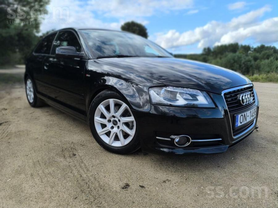Melns Audi A3 2011 Daugavpils, ar dzinēja tilpumu 1.80 L un nobraukumu 146 tūkst. km par 5500 €, foto 1 vietnē AUTOMOTO.COM.LV