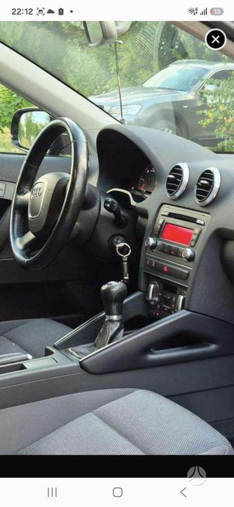 Black Audi A3 2011 in Vilnius, with an engine capacity of 1.60 L and mileage of 296 thousand km for 3950 €, photo 25 on AUTOMOTO.COM.LV