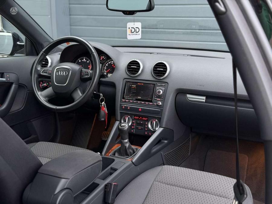 Black Audi A3 2011 in Kaunas, with an engine capacity of 1.97 L and mileage of 265 thousand km for 5790 €, photo 3 on AUTOMOTO.COM.LV