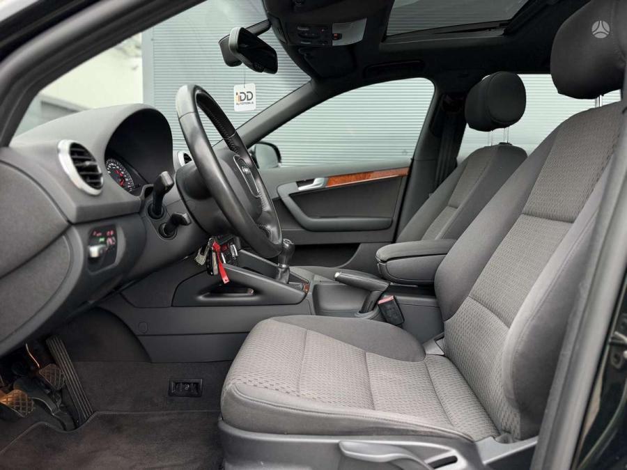 Black Audi A3 2011 in Kaunas, with an engine capacity of 1.97 L and mileage of 265 thousand km for 5790 €, photo 11 on AUTOMOTO.COM.LV
