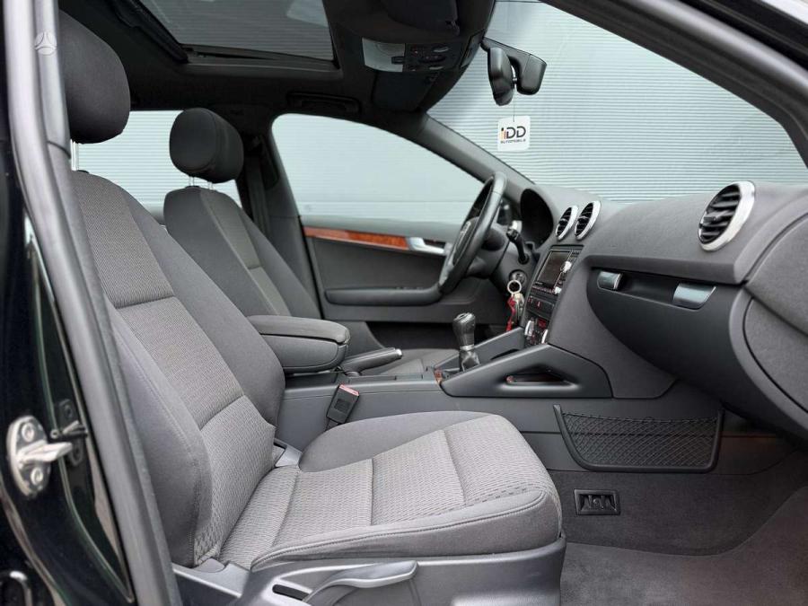 Black Audi A3 2011 in Kaunas, with an engine capacity of 1.97 L and mileage of 265 thousand km for 5790 €, photo 15 on AUTOMOTO.COM.LV