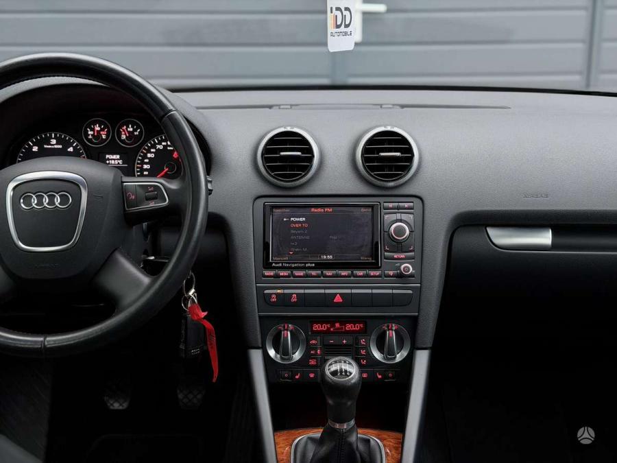Black Audi A3 2011 in Kaunas, with an engine capacity of 1.97 L and mileage of 265 thousand km for 5790 €, photo 19 on AUTOMOTO.COM.LV