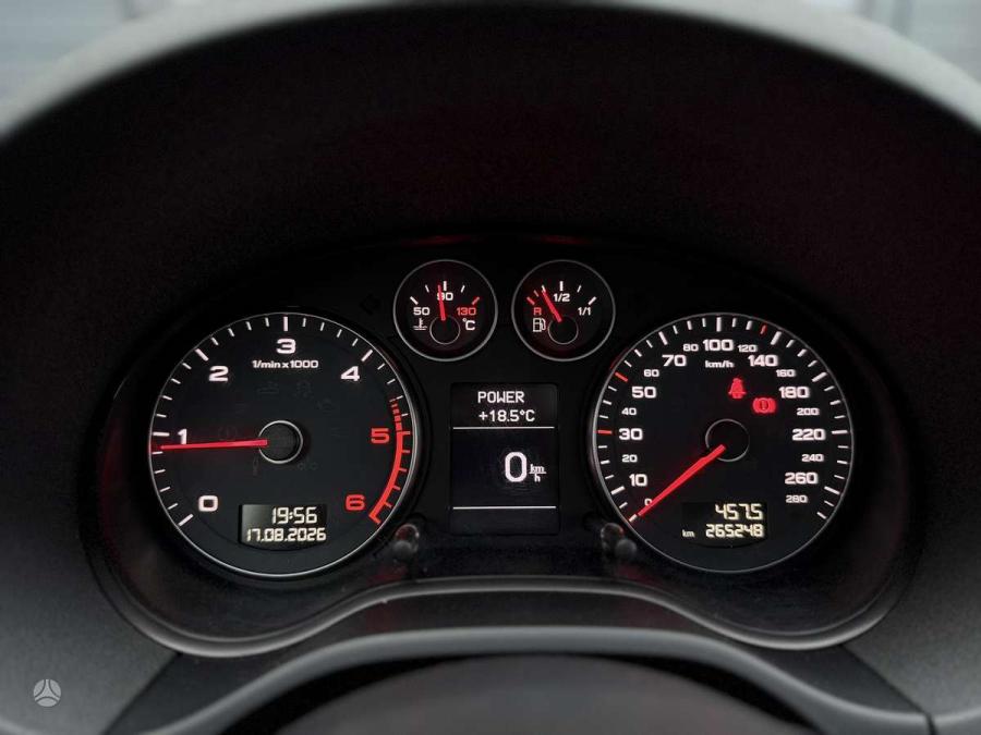 Black Audi A3 2011 in Kaunas, with an engine capacity of 1.97 L and mileage of 265 thousand km for 5790 €, photo 22 on AUTOMOTO.COM.LV