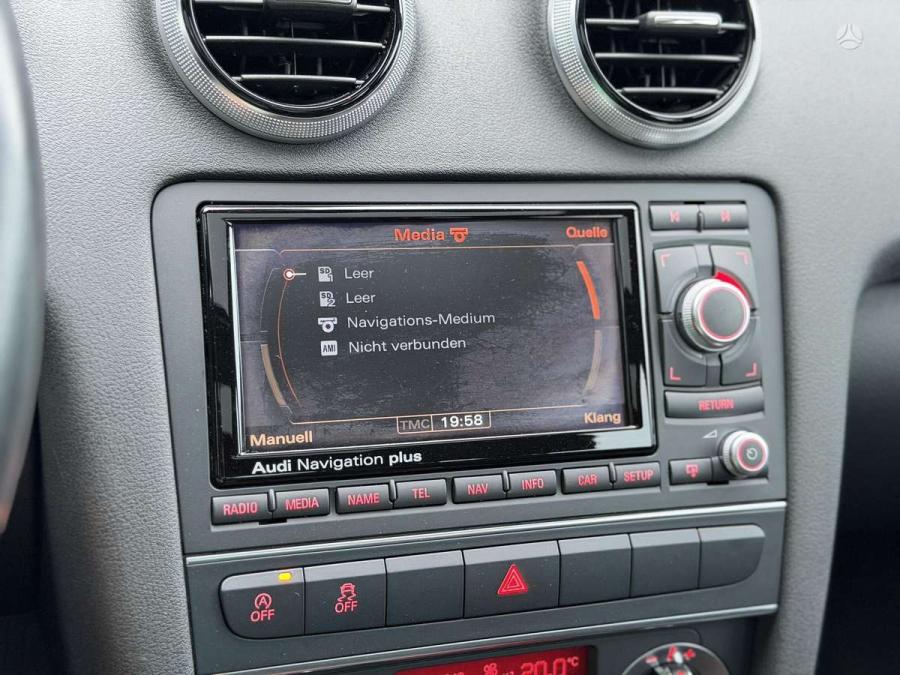 Black Audi A3 2011 in Kaunas, with an engine capacity of 1.97 L and mileage of 265 thousand km for 5790 €, photo 26 on AUTOMOTO.COM.LV