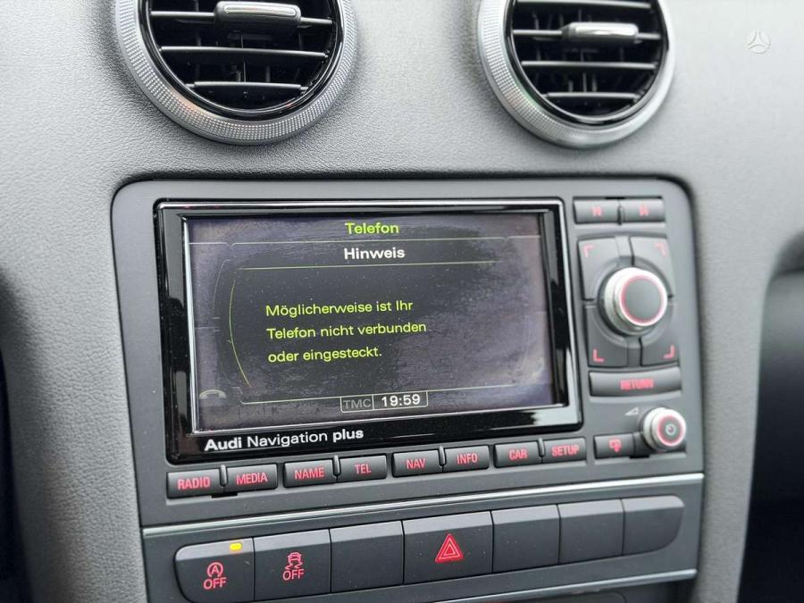 Black Audi A3 2011 in Kaunas, with an engine capacity of 1.97 L and mileage of 265 thousand km for 5790 €, photo 28 on AUTOMOTO.COM.LV
