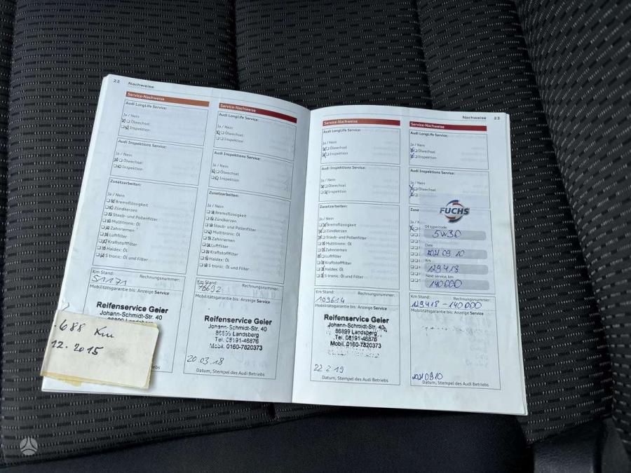 Черный Ауди А3 2011 в Вильнюс, объемом двигателя 1.80 л и пробегом 199 тыс. км за 4900 €, фото 30 на AUTOMOTO.COM.LV