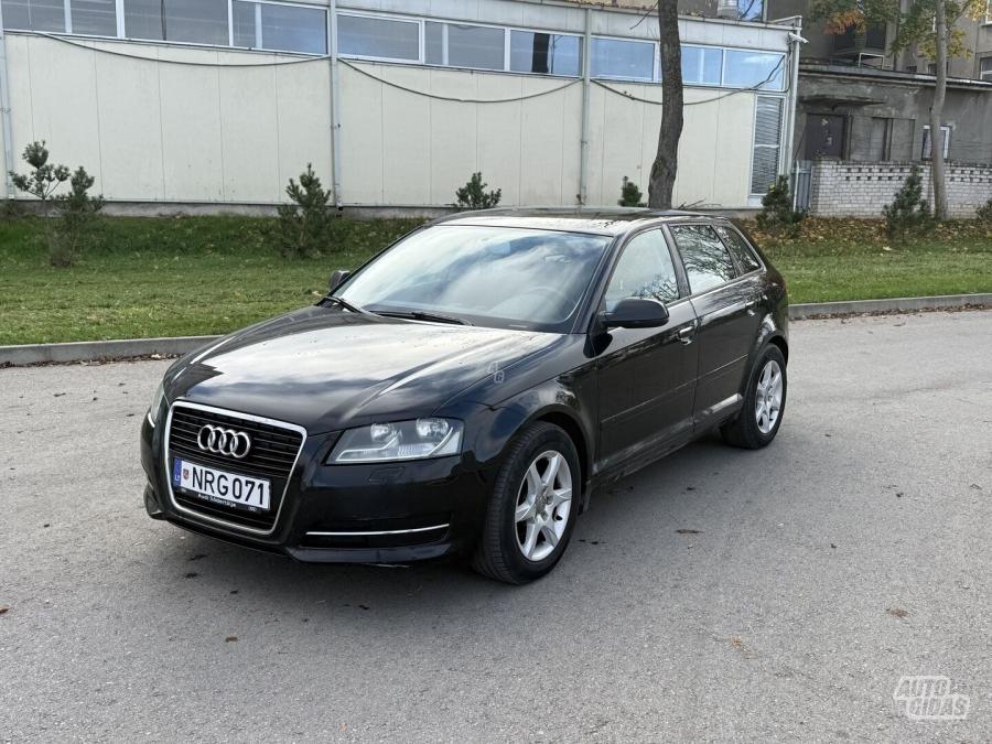 Black Audi A3 2011 in Ukmerge, with an engine capacity of 1.60 L and mileage of 216 thousand km for 3200 €, photo 1 on AUTOMOTO.COM.LV