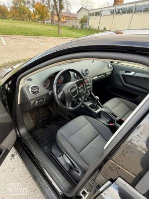 Black Audi A3 2011 in Ukmerge, with an engine capacity of 1.60 L and mileage of 216 thousand km for 3200 €, photo 6 on AUTOMOTO.COM.LV