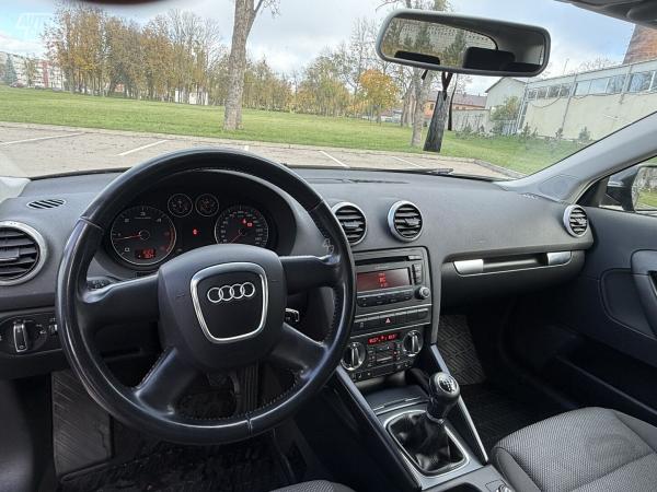 Black Audi A3 2011 in Ukmerge, with an engine capacity of 1.60 L and mileage of 216 thousand km for 3200 €, photo 7 on AUTOMOTO.COM.LV