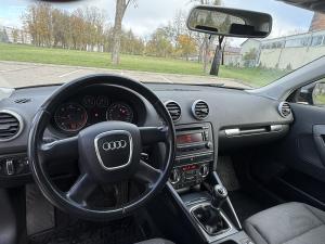 Black Audi A3 2011 in Ukmerge, with an engine capacity of 1.60 L and mileage of 216 thousand km for 3200 €, photo 7 on AUTOMOTO.COM.LV