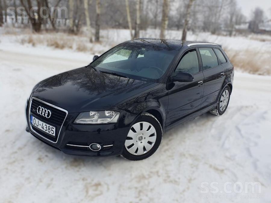 Black Audi A3 2012 in Riga, with an engine capacity of 2.00 L and mileage of 260 thousand km for 6650 €, photo 1 on AUTOMOTO.COM.LV