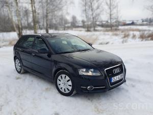 Black Audi A3 2012 in Riga, with an engine capacity of 2.00 L and mileage of 260 thousand km for 6650 €, photo 3 on AUTOMOTO.COM.LV