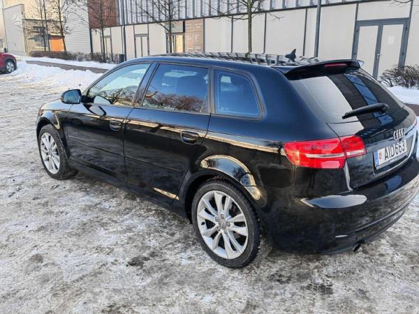 Melns Audi A3 2012 Viļņa, ar dzinēja tilpumu 2.00 L un nobraukumu 300 tūkst. km par 4400 €, foto 1 vietnē AUTOMOTO.COM.LV