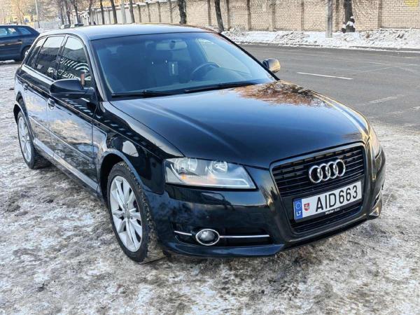 Melns Audi A3 2012 Viļņa, ar dzinēja tilpumu 2.00 L un nobraukumu 300 tūkst. km par 4400 €, foto 2 vietnē AUTOMOTO.COM.LV