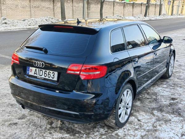 Melns Audi A3 2012 Viļņa, ar dzinēja tilpumu 2.00 L un nobraukumu 300 tūkst. km par 4400 €, foto 7 vietnē AUTOMOTO.COM.LV
