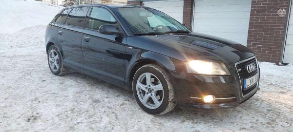 Black Audi A3 2012 in Vilnius, with an engine capacity of 1.60 L and mileage of 226 thousand km for 4500 €, photo 1 on AUTOMOTO.COM.LV