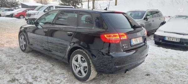 Black Audi A3 2012 in Vilnius, with an engine capacity of 1.60 L and mileage of 226 thousand km for 4500 €, photo 3 on AUTOMOTO.COM.LV