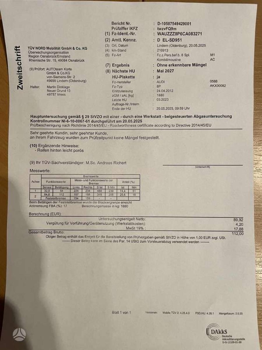 Черный Ауди А3 2012 в Паневежис, объемом двигателя 1.60 л и пробегом 224 тыс. км за 5600 €, фото 26 на AUTOMOTO.COM.LV