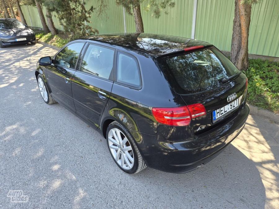 Black Audi A3 2012 in Kaunas, with an engine capacity of 1.60 L and mileage of 304 thousand km for 3850 €, photo 6 on AUTOMOTO.COM.LV