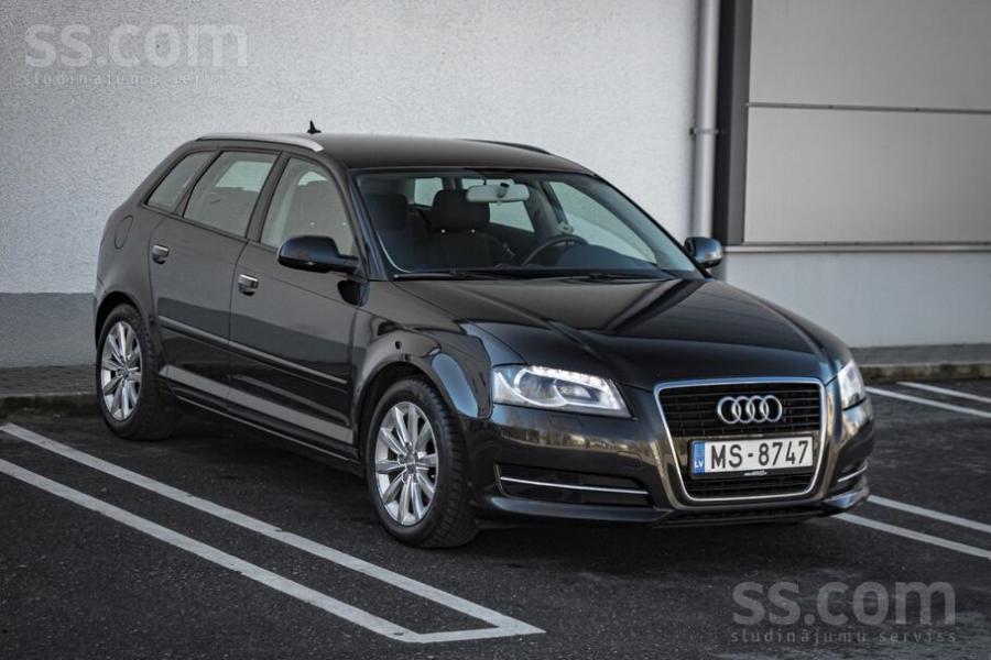 Black Audi A3 2012 in Riga, with an engine capacity of 1.60 L and mileage of 0 thousand km for 6500 €, photo 4 on AUTOMOTO.COM.LV
