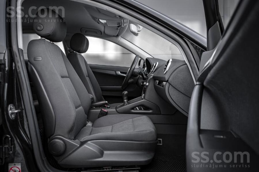 Black Audi A3 2012 in Riga, with an engine capacity of 1.60 L and mileage of 0 thousand km for 6500 €, photo 10 on AUTOMOTO.COM.LV