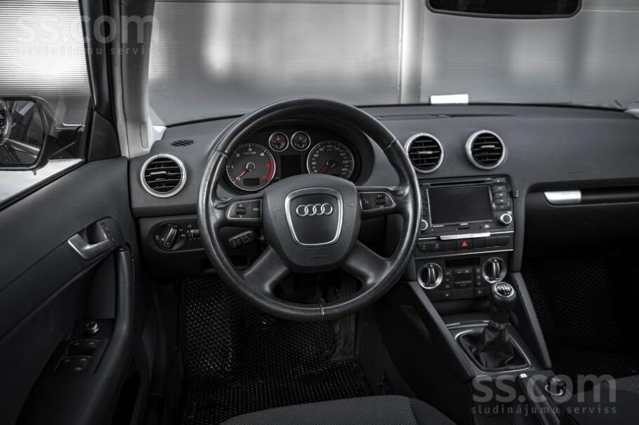 Black Audi A3 2012 in Riga, with an engine capacity of 1.60 L and mileage of 0 thousand km for 6500 €, photo 16 on AUTOMOTO.COM.LV