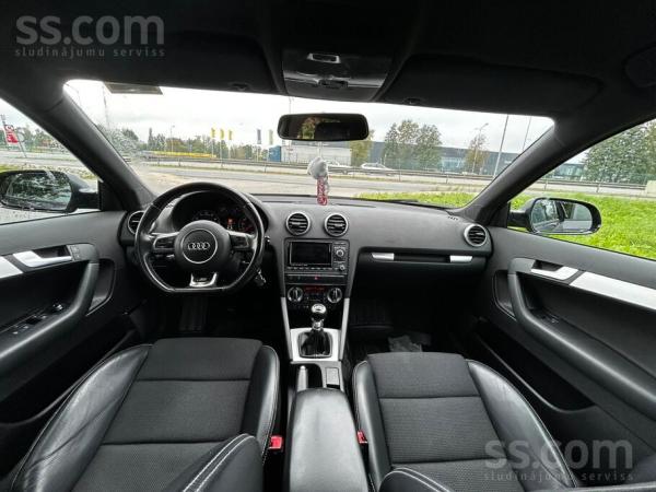 Black Audi A3 2012 in Riga, with an engine capacity of 1.40 L and mileage of 280 thousand km for 6500 €, photo 10 on AUTOMOTO.COM.LV