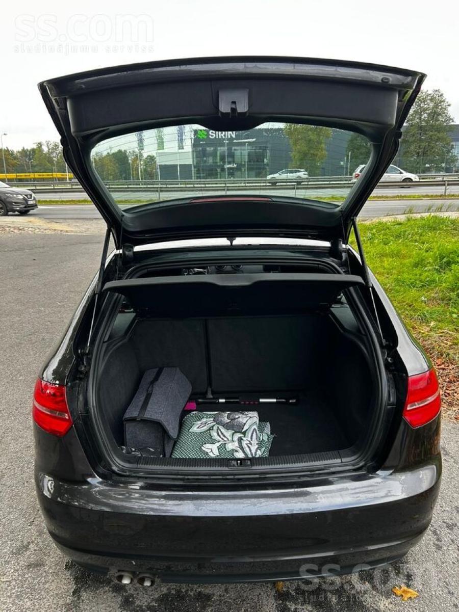 Melns Audi A3 2012 Rīga, ar dzinēja tilpumu 1.40 L un nobraukumu 280 tūkst. km par 6500 €, foto 13 vietnē AUTOMOTO.COM.LV