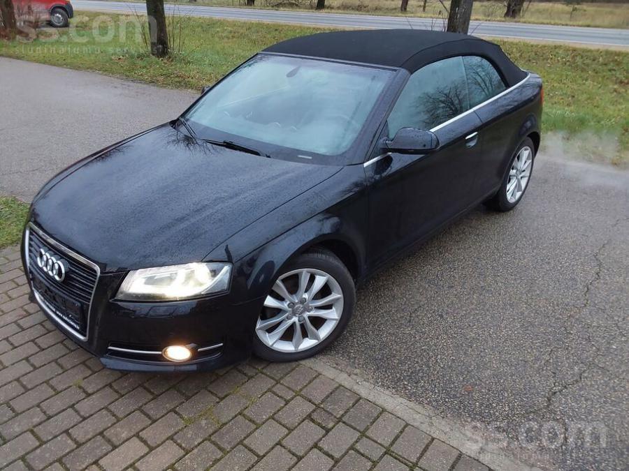 Melns Audi A3 2012 Ogre, ar dzinēja tilpumu 2.00 L un nobraukumu 191 tūkst. km par 6900 €, foto 1 vietnē AUTOMOTO.COM.LV
