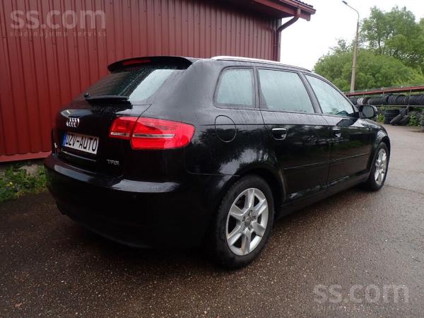 Black Audi A3 2012 in Liepaja, with an engine capacity of 1.40 L and mileage of 170 thousand km for 7950 €, photo 2 on AUTOMOTO.COM.LV
