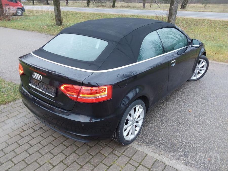 Melns Audi A3 2012 Ogre, ar dzinēja tilpumu 2.00 L un nobraukumu 191 tūkst. km par 6900 €, foto 3 vietnē AUTOMOTO.COM.LV