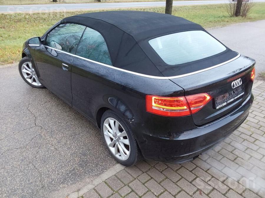 Melns Audi A3 2012 Ogre, ar dzinēja tilpumu 2.00 L un nobraukumu 191 tūkst. km par 6900 €, foto 5 vietnē AUTOMOTO.COM.LV
