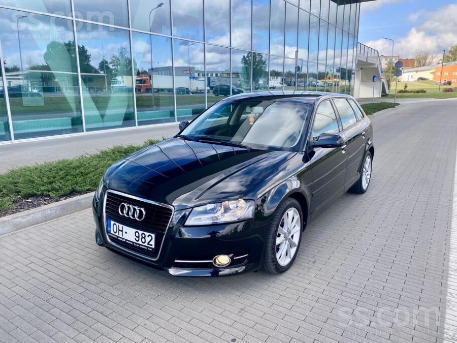 Black Audi A3 2012 in Rezekne, with an engine capacity of 2.00 L and mileage of 0 thousand km for 5650 €, photo 1 on AUTOMOTO.COM.LV