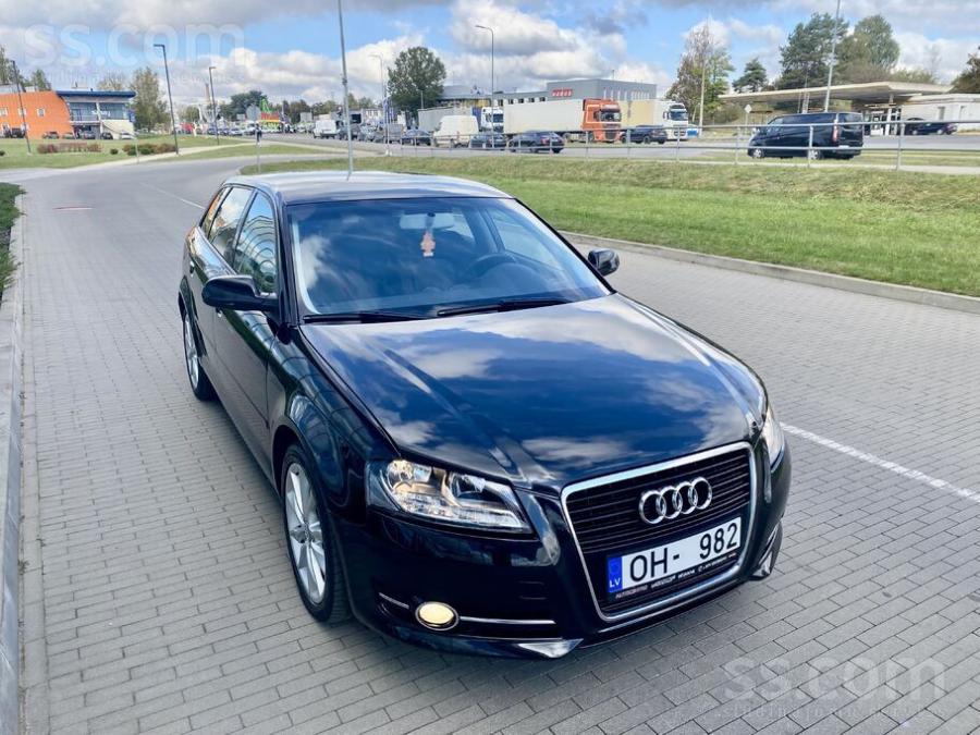 Black Audi A3 2012 in Rezekne, with an engine capacity of 2.00 L and mileage of 0 thousand km for 5650 €, photo 4 on AUTOMOTO.COM.LV