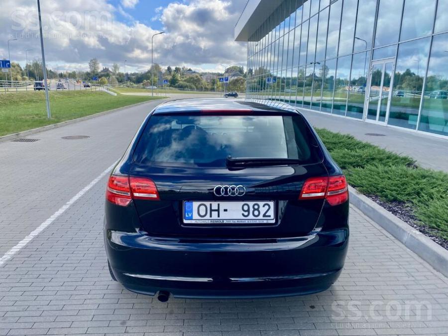 Black Audi A3 2012 in Rezekne, with an engine capacity of 2.00 L and mileage of 0 thousand km for 5650 €, photo 5 on AUTOMOTO.COM.LV
