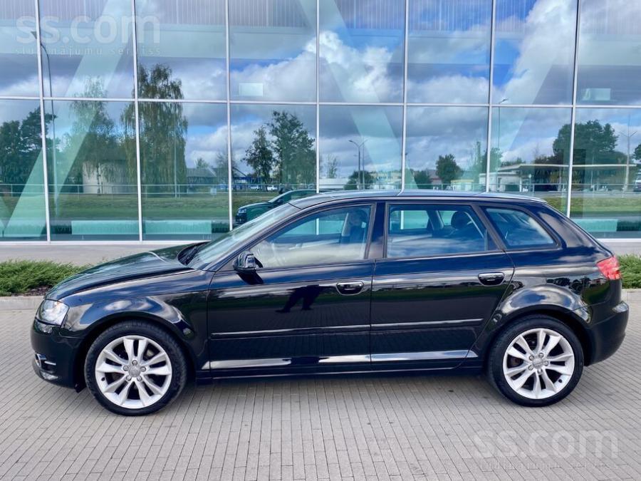 Black Audi A3 2012 in Rezekne, with an engine capacity of 2.00 L and mileage of 0 thousand km for 5650 €, photo 9 on AUTOMOTO.COM.LV