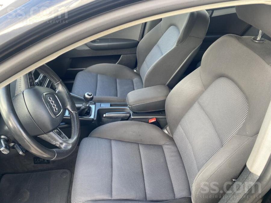 Black Audi A3 2012 in Rezekne, with an engine capacity of 2.00 L and mileage of 0 thousand km for 5650 €, photo 12 on AUTOMOTO.COM.LV