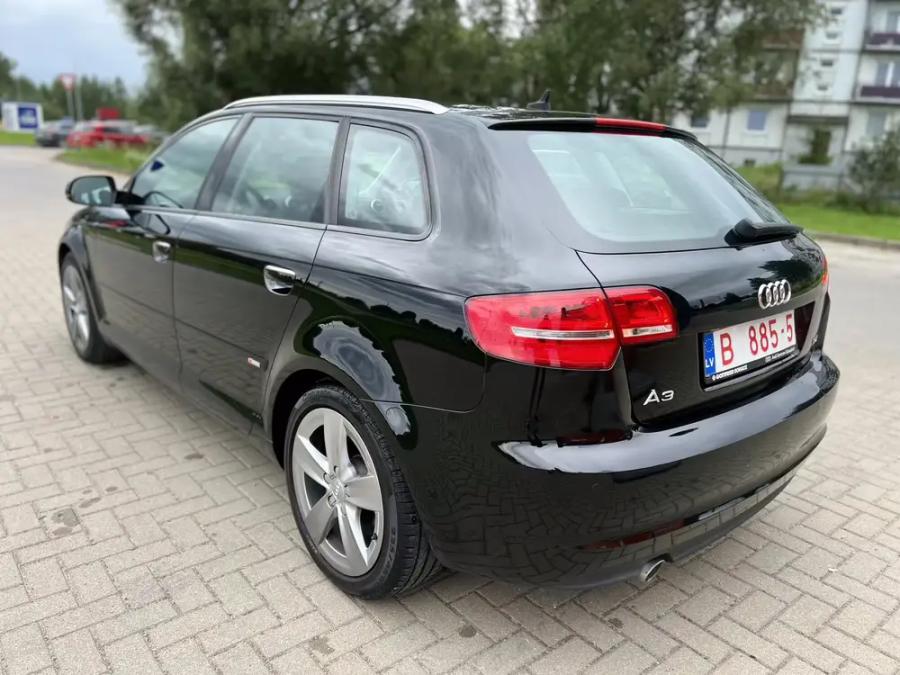 Black Audi A3 2012 in Jekabpils, with an engine capacity of 1.60 L and mileage of 306 thousand km for 6590 €, photo 8 on AUTOMOTO.COM.LV