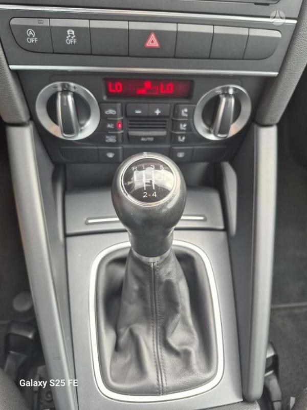 Black Audi A3 2012 in Taurage, with an engine capacity of 1.60 L and mileage of 247 thousand km for 4200 €, photo 7 on AUTOMOTO.COM.LV