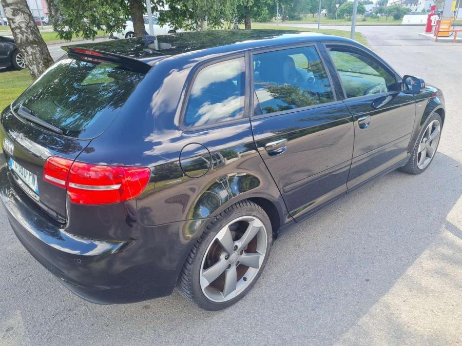 Черный Ауди А3 2012 в Таураге, объемом двигателя 2.00 л и пробегом 227 тыс. км за 6150 €, фото 9 на AUTOMOTO.COM.LV