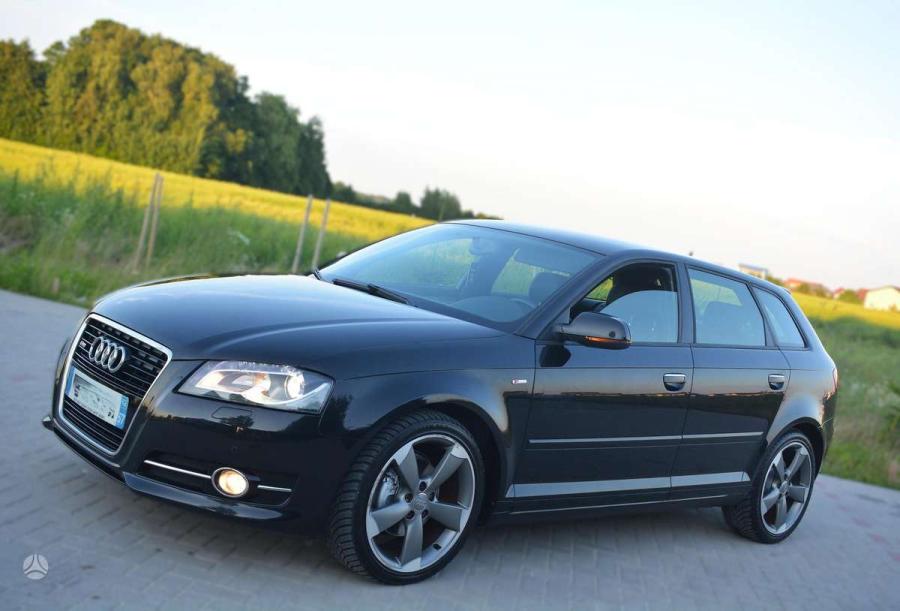 Black Audi A3 2012 in Klaipeda, with an engine capacity of 1.97 L and mileage of 220 thousand km for 6850 €, photo 6 on AUTOMOTO.COM.LV