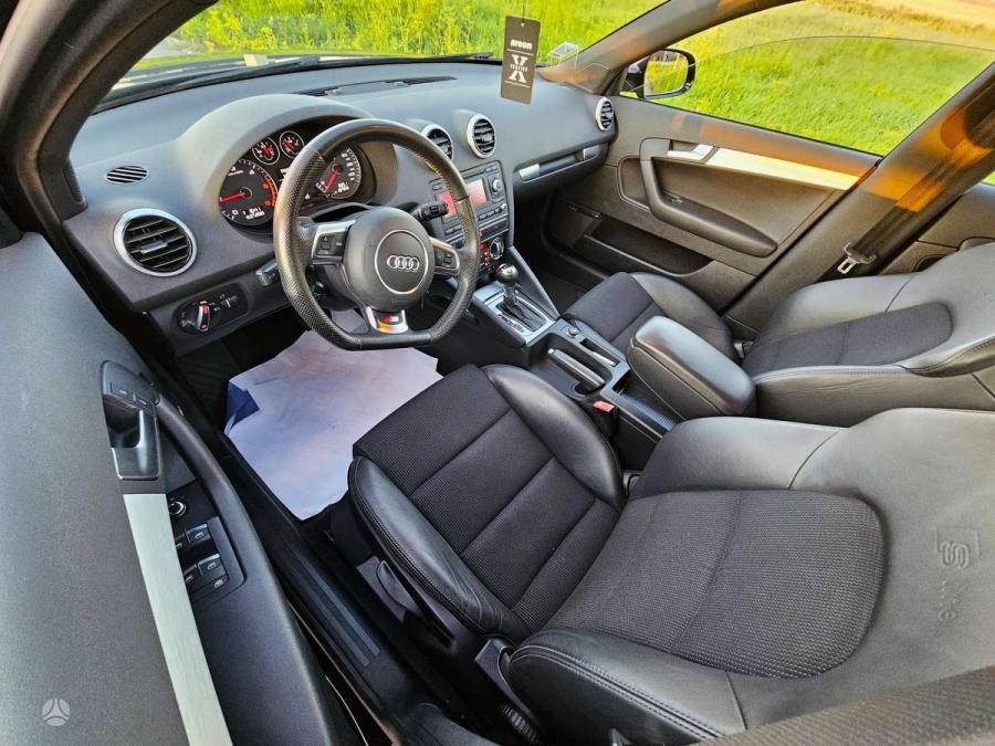Black Audi A3 2012 in Klaipeda, with an engine capacity of 1.97 L and mileage of 220 thousand km for 6850 €, photo 12 on AUTOMOTO.COM.LV