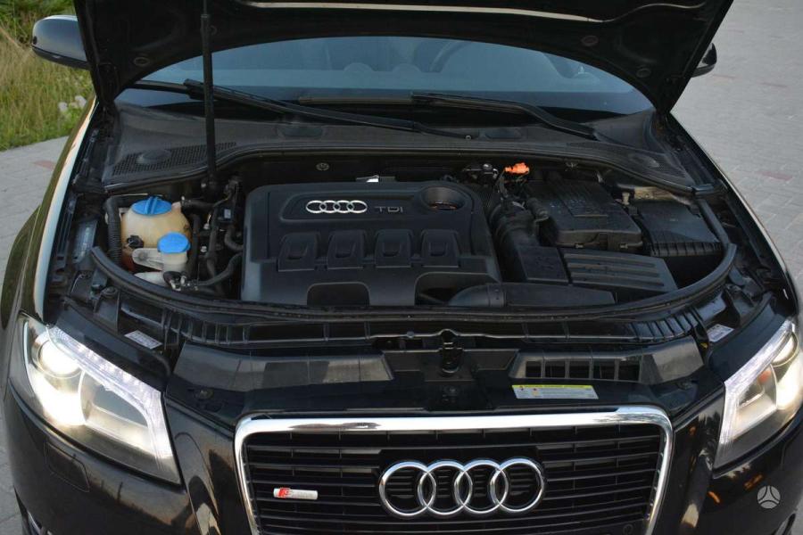 Black Audi A3 2012 in Klaipeda, with an engine capacity of 1.97 L and mileage of 220 thousand km for 6850 €, photo 27 on AUTOMOTO.COM.LV