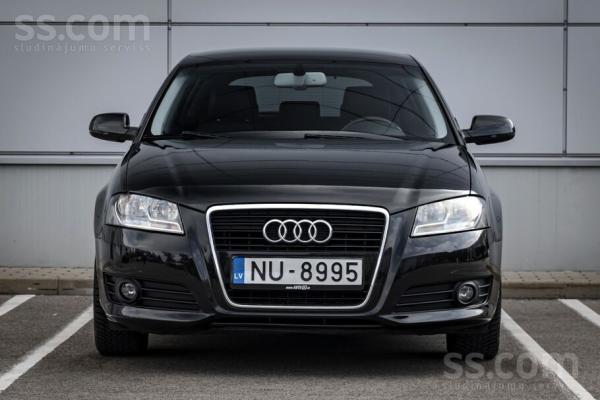 Black Audi A3 2012 in Riga, with an engine capacity of 2.00 L and mileage of 255 thousand km for 5990 €, photo 2 on AUTOMOTO.COM.LV